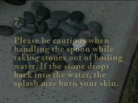 Stone Preparation for Hot/Cold Stone Massage